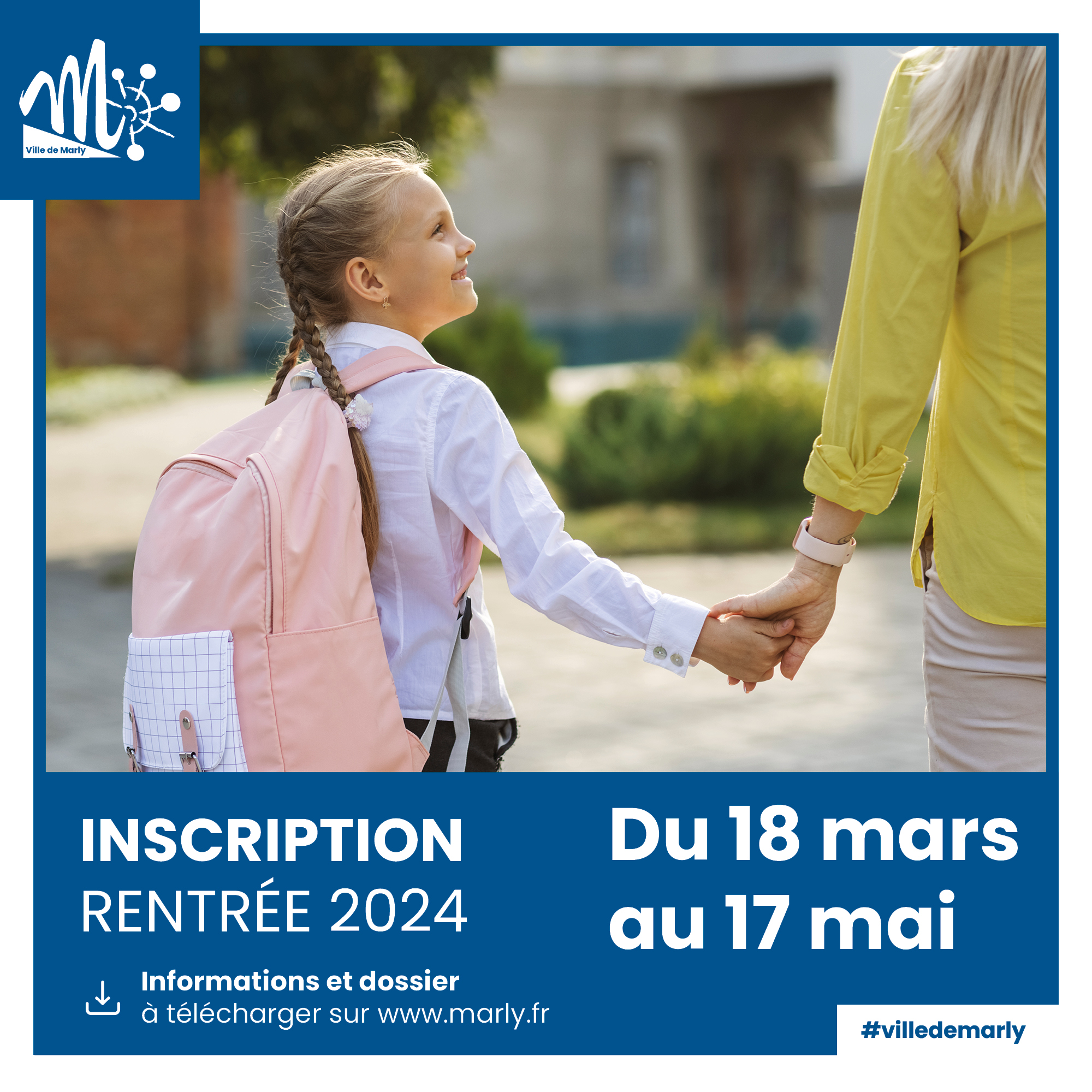 Inscriptions à l'école pour la rentrée de Septembre 2024
