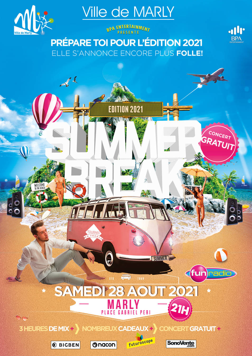 Summer Break, le grand concert de l'été avec Fun Radio